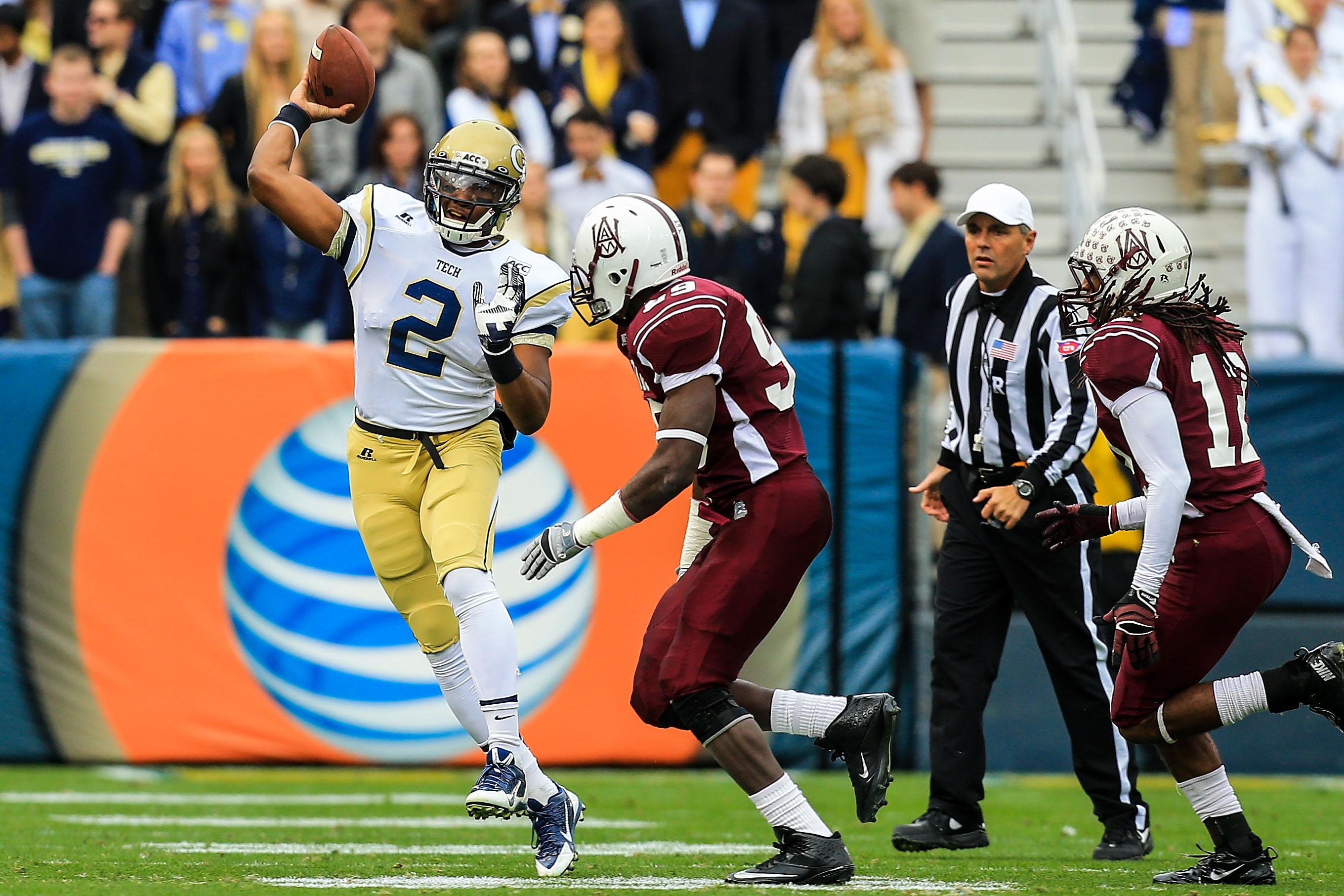 Sims, Georgia Tech roll past Alabama A&M 66-7 | 13wmaz.com
