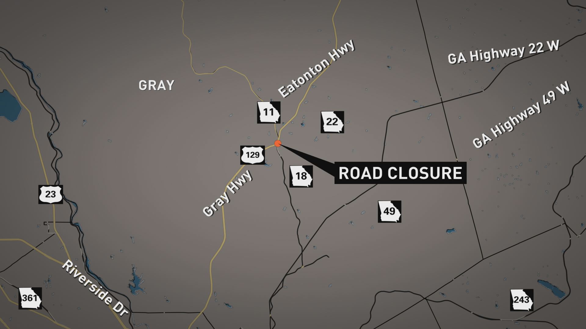 Intersection of SR 11 and US 129 to close Wednesday | 13wmaz.com